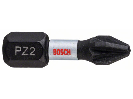 BOSCH Bithegy PZ2 x 25 mm 1/4" Impact Control (2 db) - PHOBEX KFT.